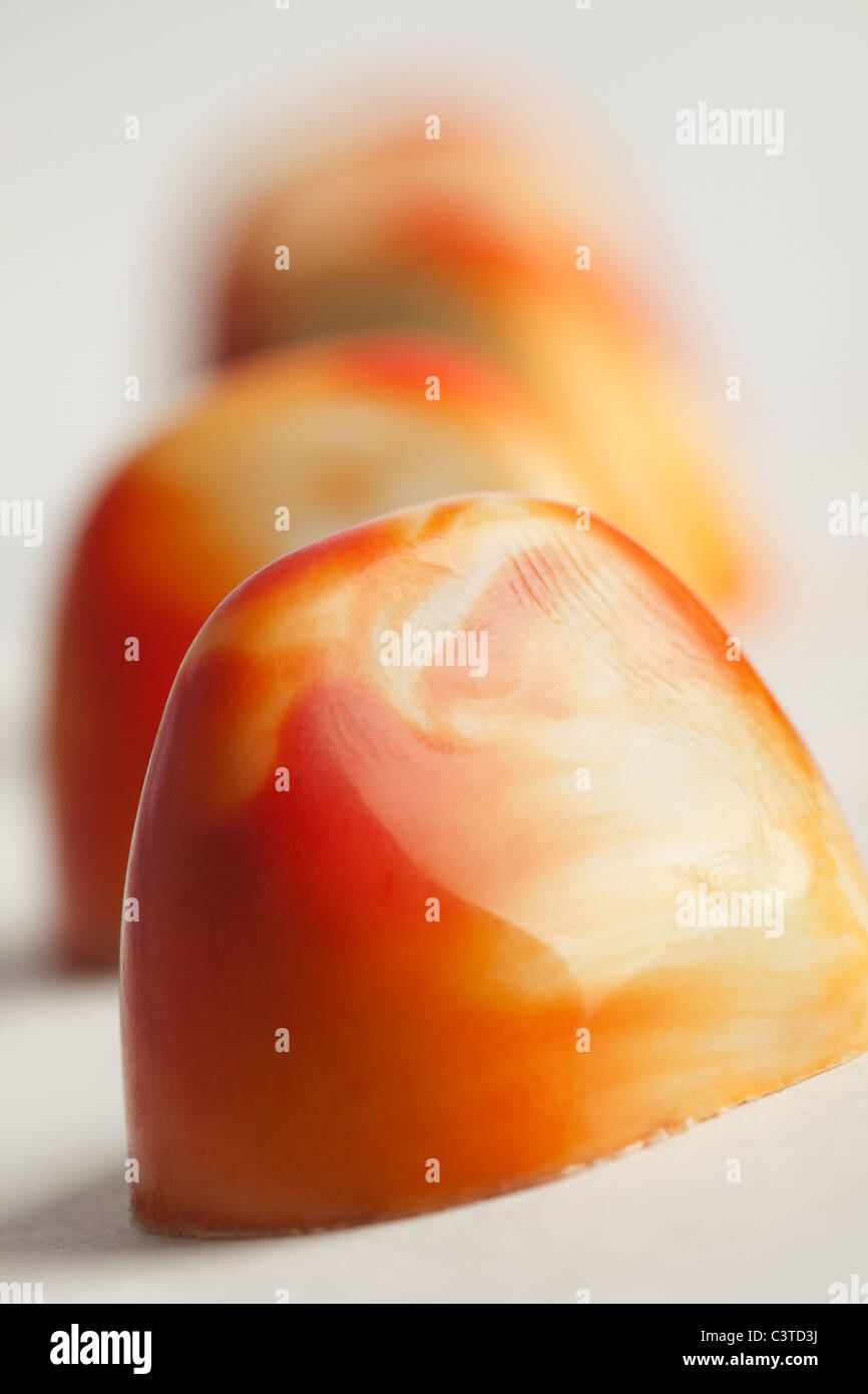 Close up of orange candy Stock Photo - Alamy