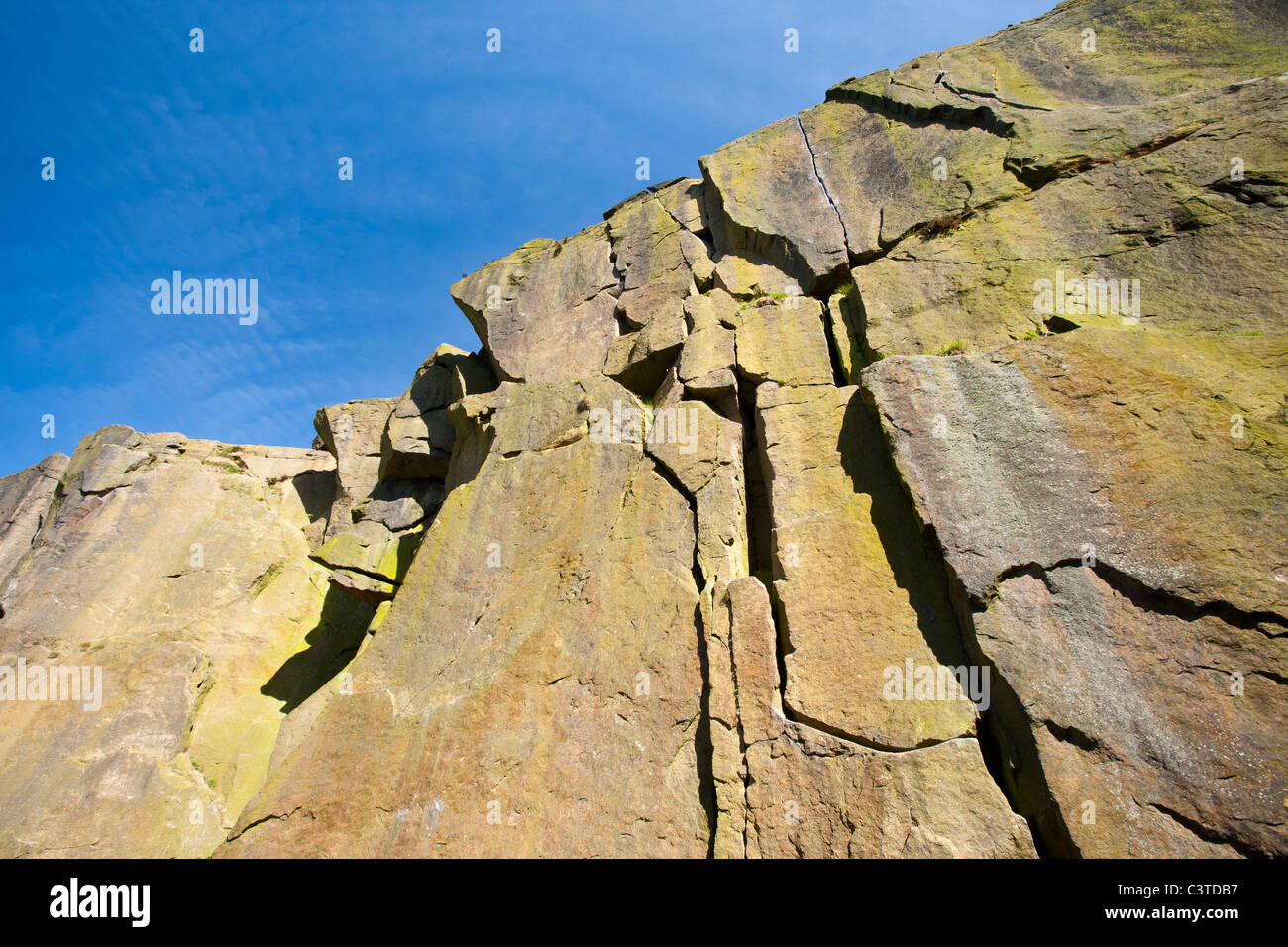 A quarry in Cow and Calf rocks above Ilkley, UK Stock Photo - Alamy