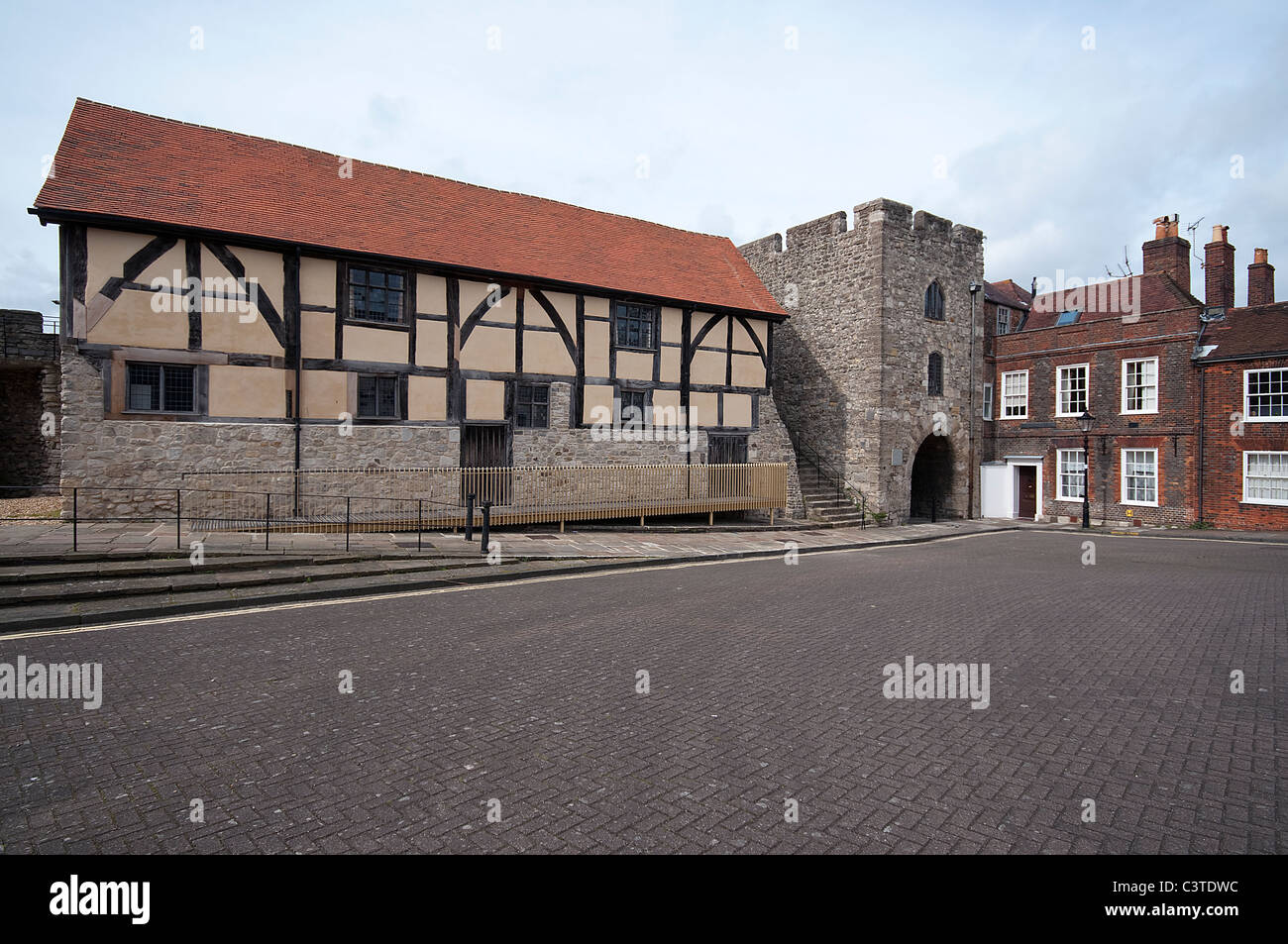 Tudor Merchants Hall in Old Town, Southampton, Hampshire, England, UK ...