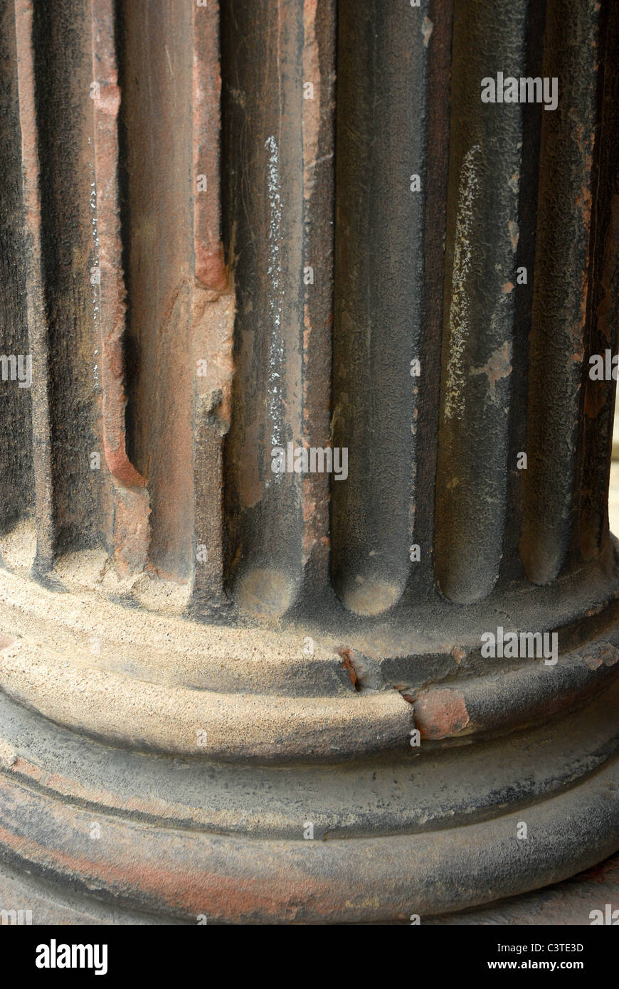 Column detail. Stone texture background Stock Photo - Alamy