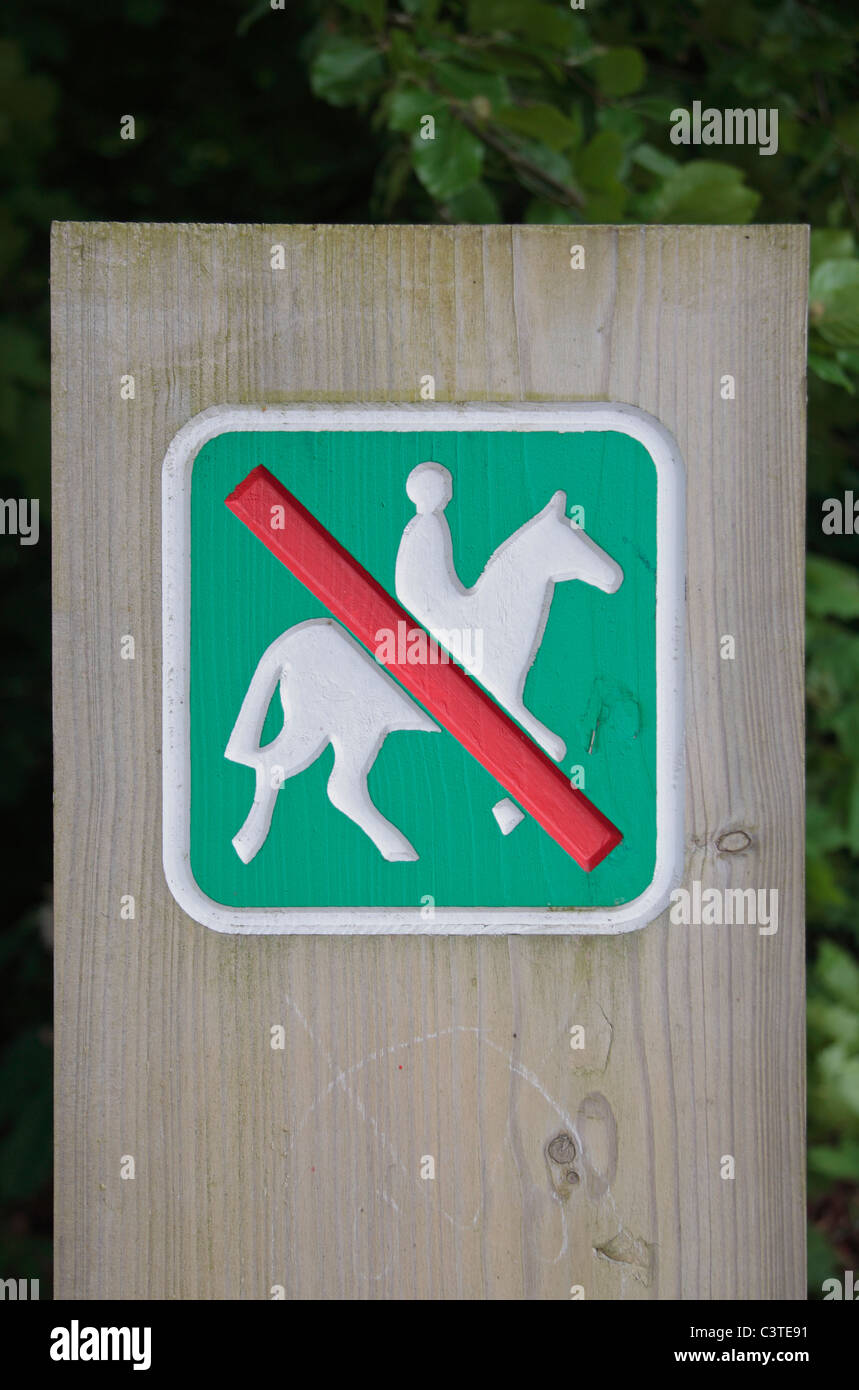 No horse riding allowed hi-res stock photography and images - Alamy