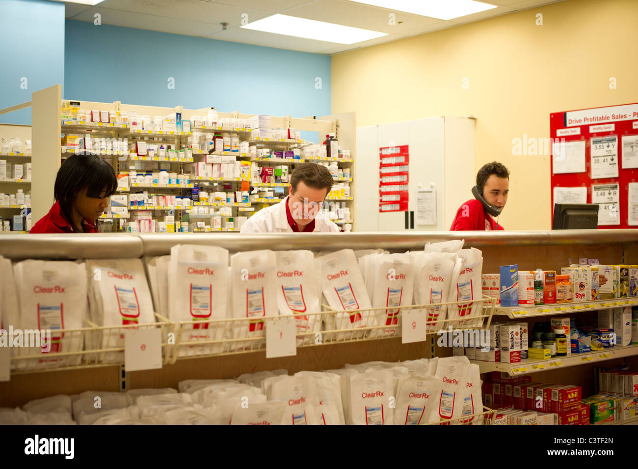 The pharmacy at Target in downtown Brooklyn in New York Stock Photo - Alamy