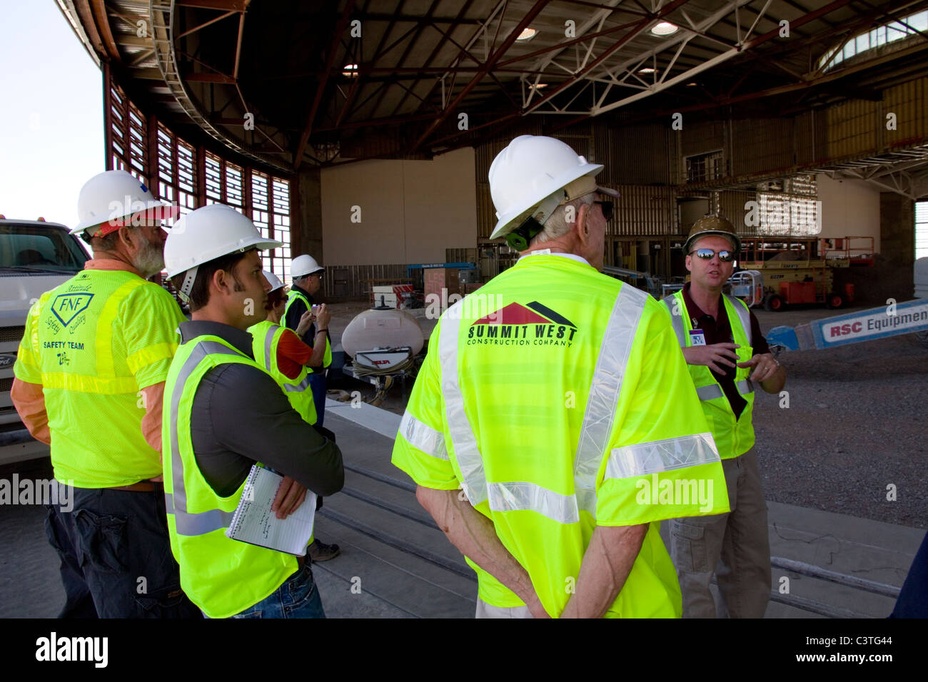 Spaceport America tour, Virgin Galactic Terminal Hangar Facility, near ...