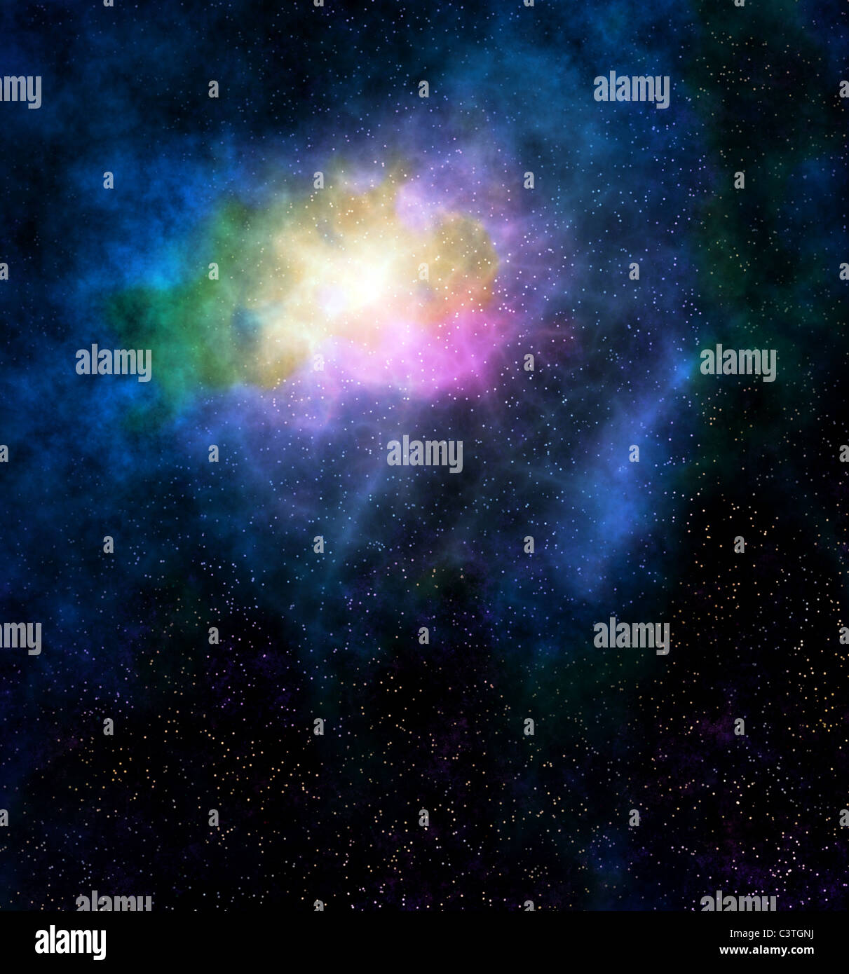 deep outer space gas cloud nebula galaxy and stars Stock Photo - Alamy