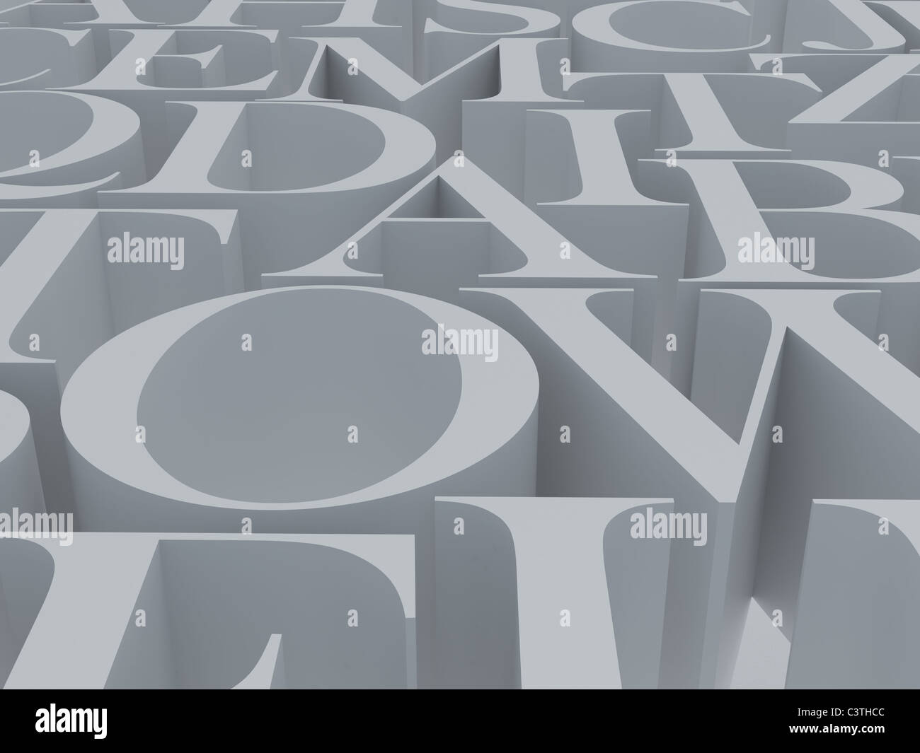 High resolution image. 3d rendered illustration. 3d alphabet trendy ...
