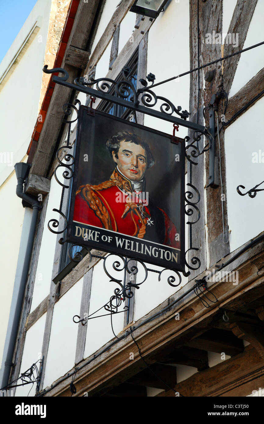 Duke of wellington pub sign hi-res stock photography and images - Alamy