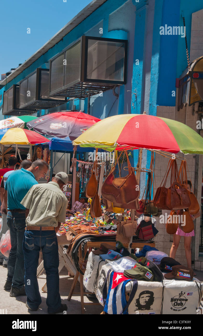 Prado area of shops in downtown Havana Cuba Stock Photo - Alamy