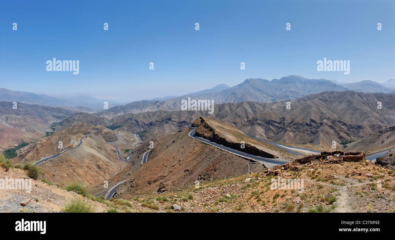 A panoramic view of the Atlas mountains, Morocco Stock Photo - Alamy