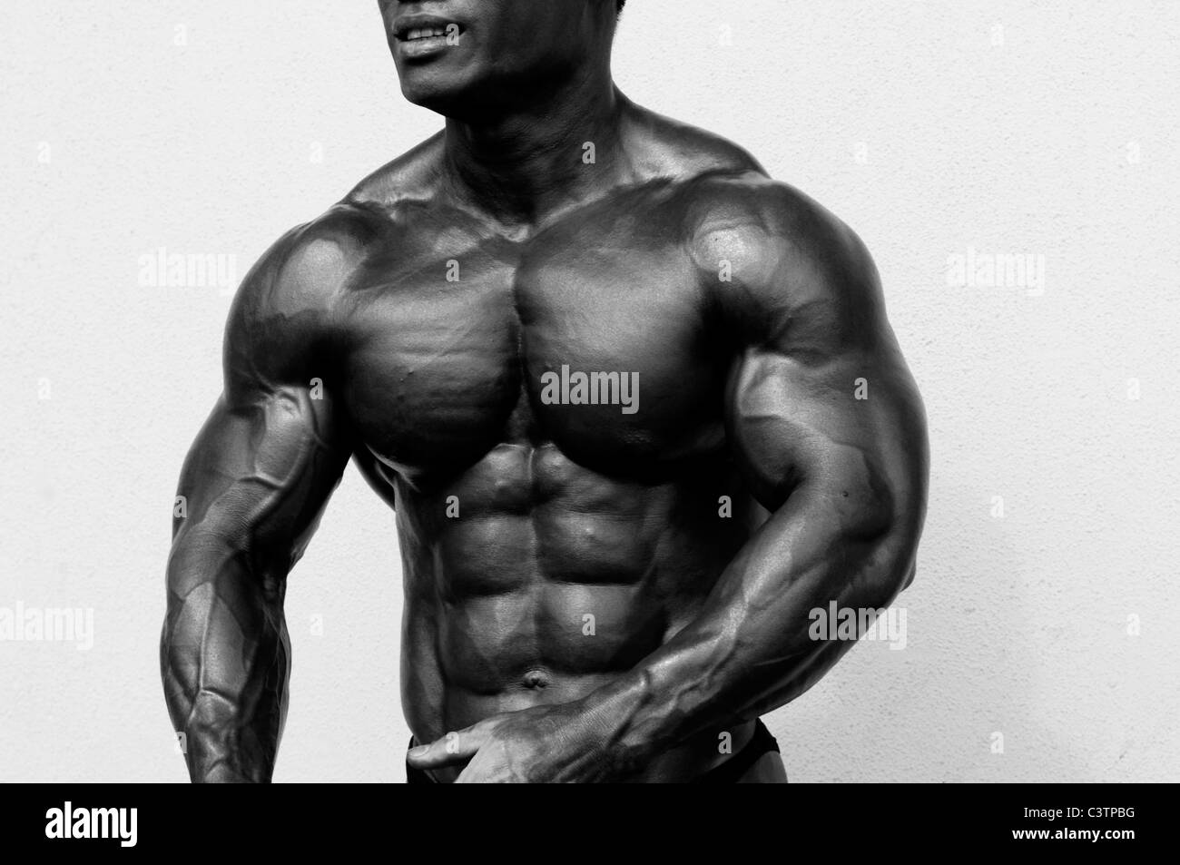 Bodybuilders Black and White Stock Photos & Images - Alamy