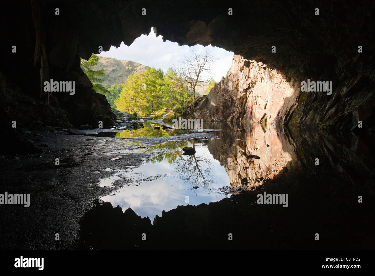 Rydal Cave in the Lake District, UK Stock Photo - Alamy
