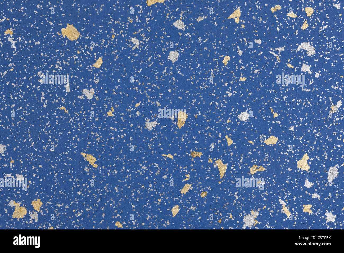 Blue Paper with Golden Spots Stock Photo - Alamy