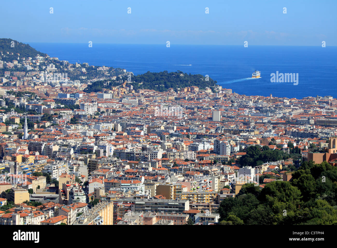 City coast top view aerial hi-res stock photography and images - Alamy