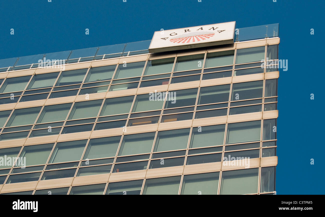 Detail of Strabag Haus Office Building at Donau City (Vienna DC or ...