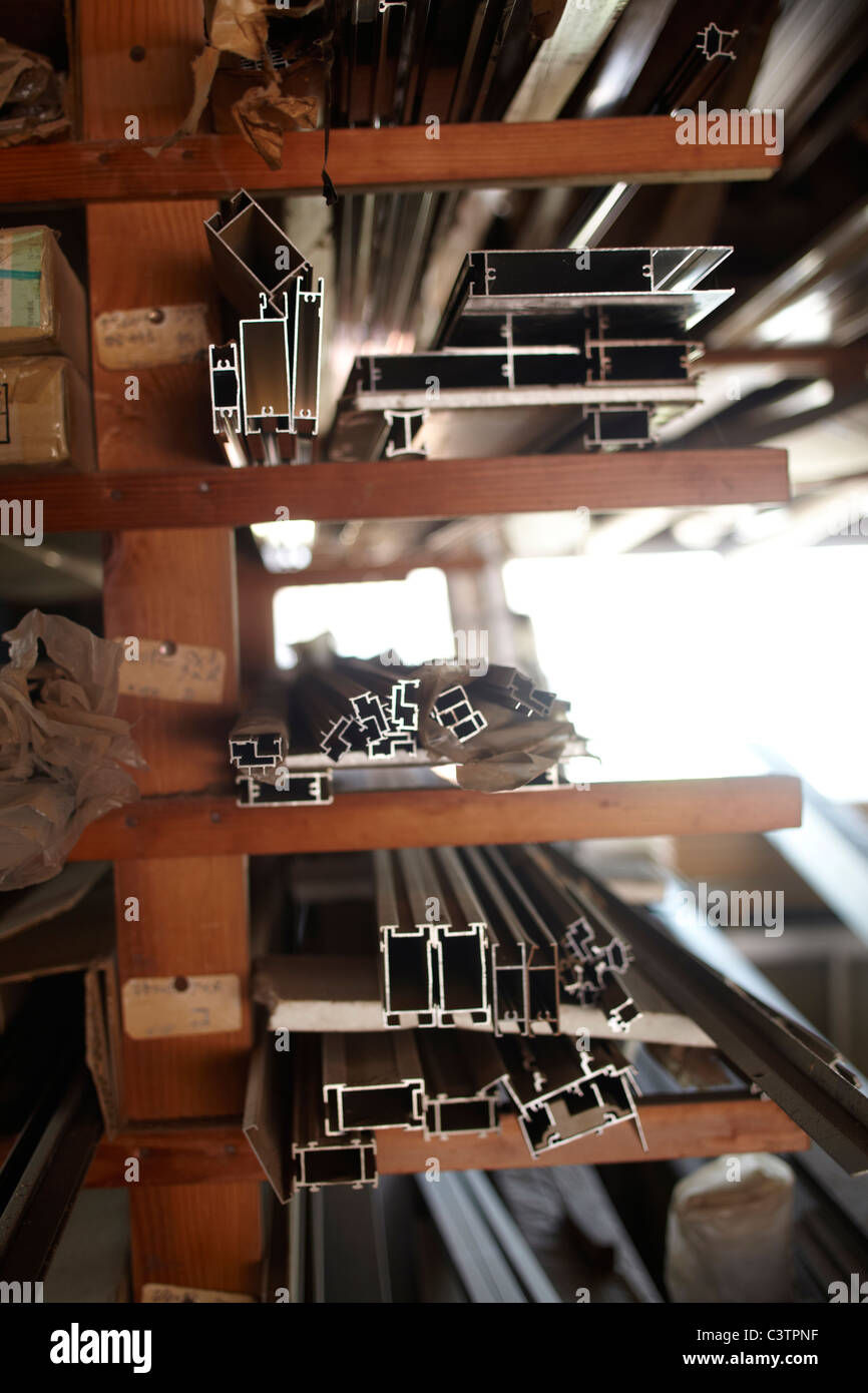 Construction Material on Shelf Stock Photo - Alamy
