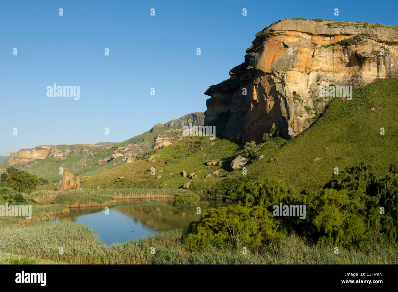 Golden Gate dam, Golden Gate Highlands National Park, South Africa ...