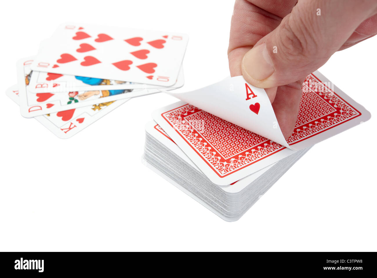 close up of playing cards Stock Photo - Alamy