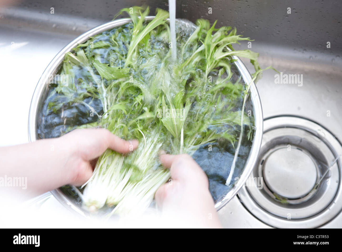 Mizuna japanese hi-res stock photography and images - Alamy