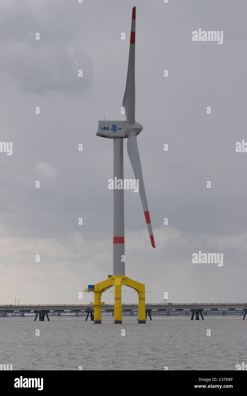 Offshore wind power. Symbol for renewable energy Stock Photo - Alamy