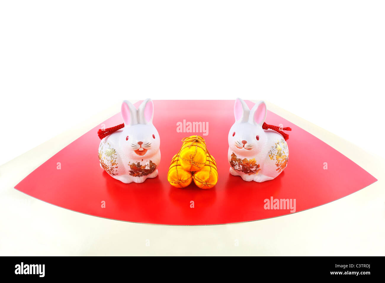 Three rabbits symbol hi-res stock photography and images - Alamy