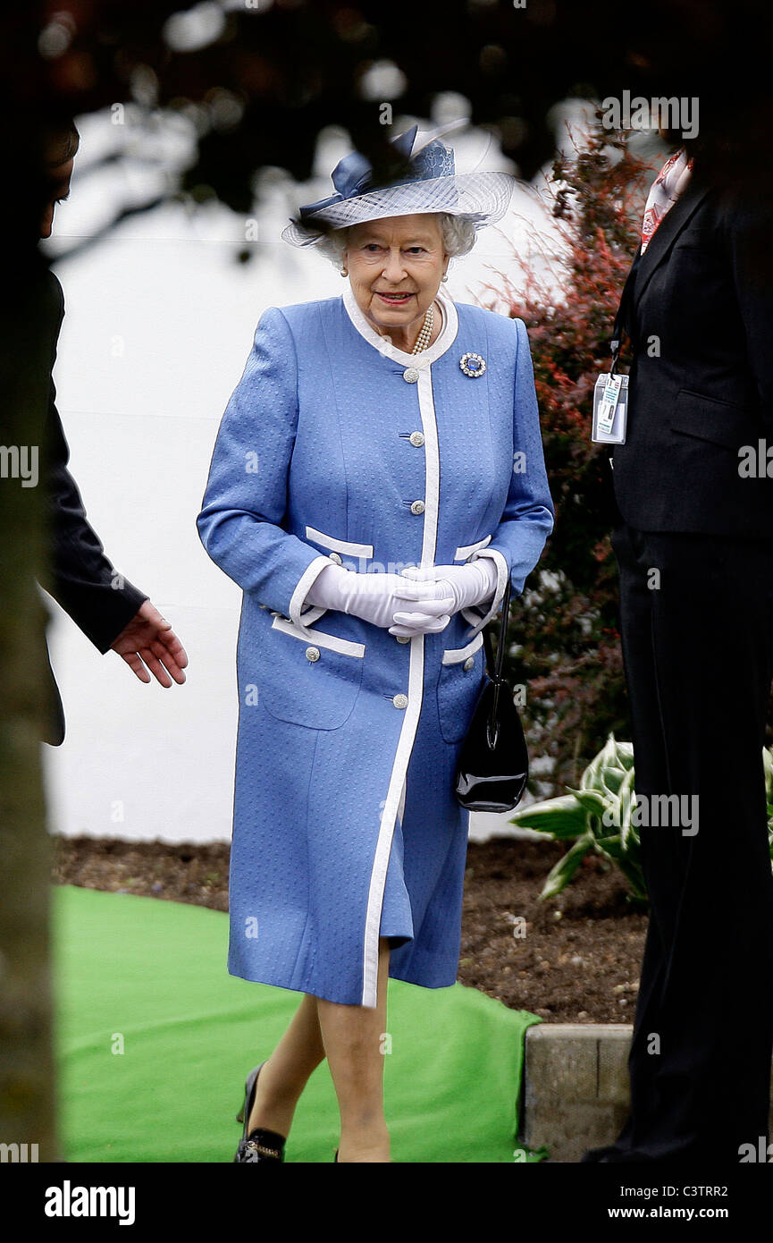 Britain's Queen Elizabeth visits National Stud, continuing her State ...