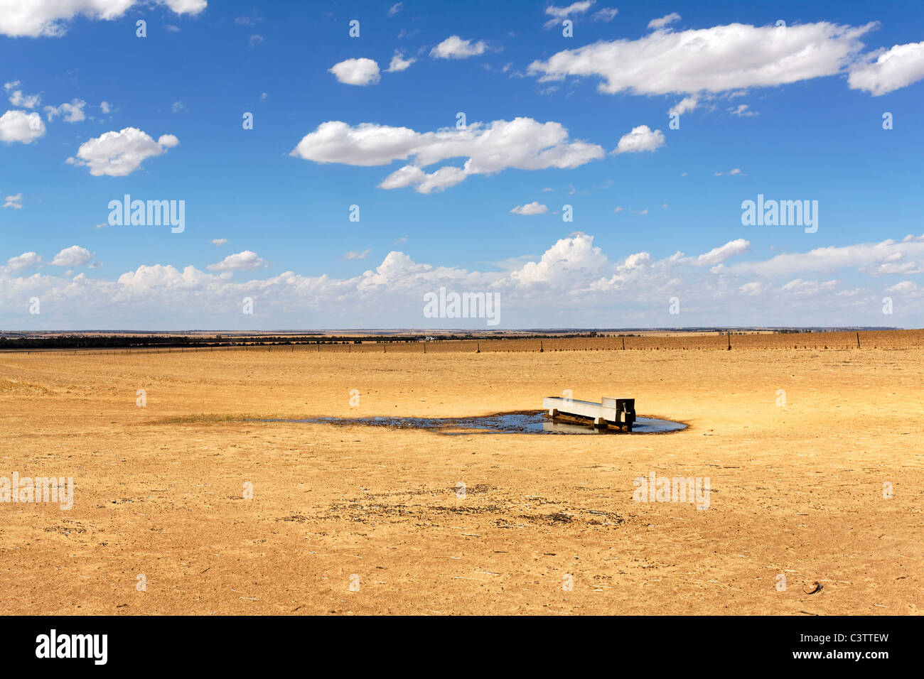 Water trough on farmland, Central Wheat Belt, Western Australia Stock ...
