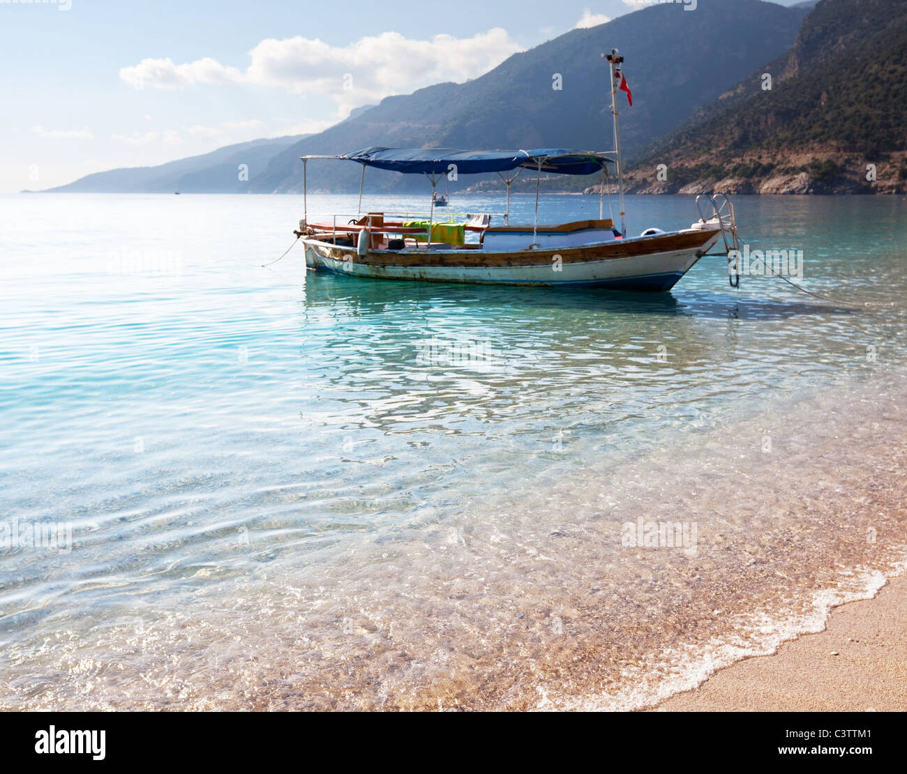 boat in bay Stock Photo - Alamy