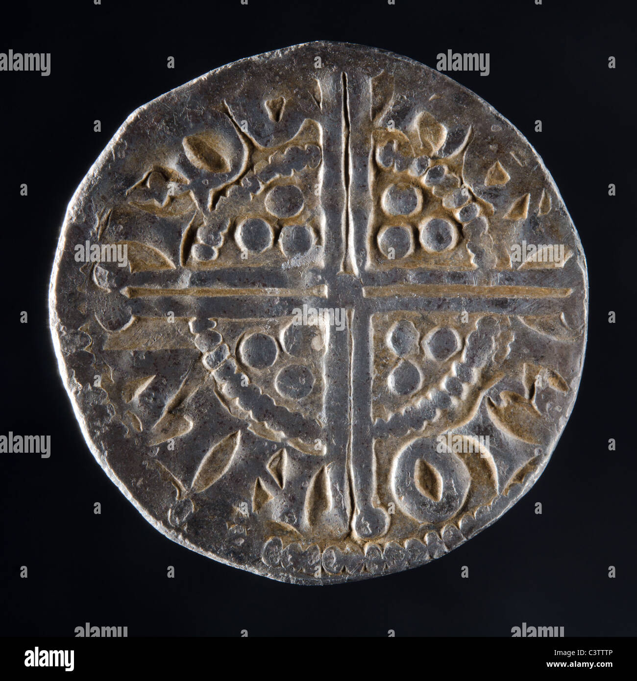 Ancient hammered silver coins Stock Photo - Alamy
