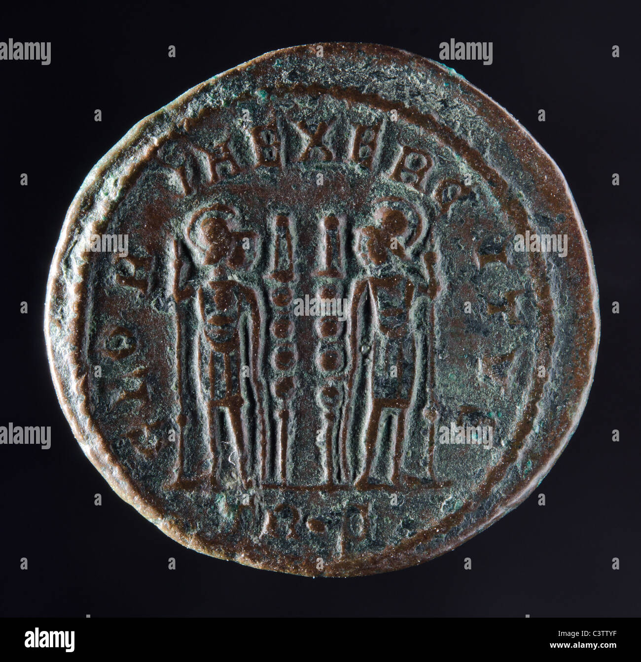 Ancient Roman coins approx 2000 years old Stock Photo - Alamy