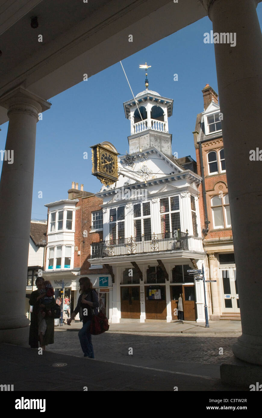 The Guildhall, Guildford High Street Surrey UK Stock Photo - Alamy