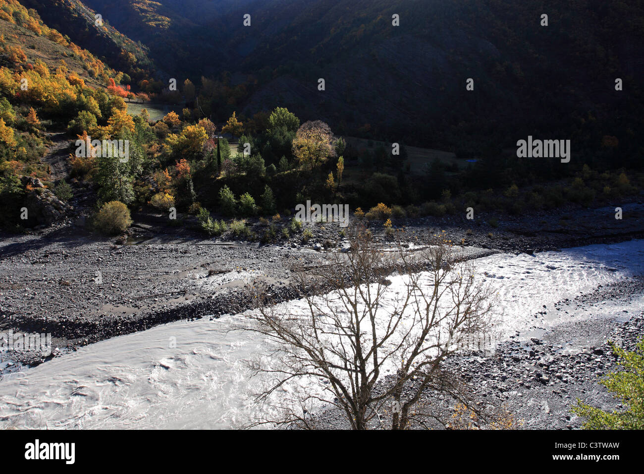 The Var valley in the Alpes Maritimes Stock Photo - Alamy