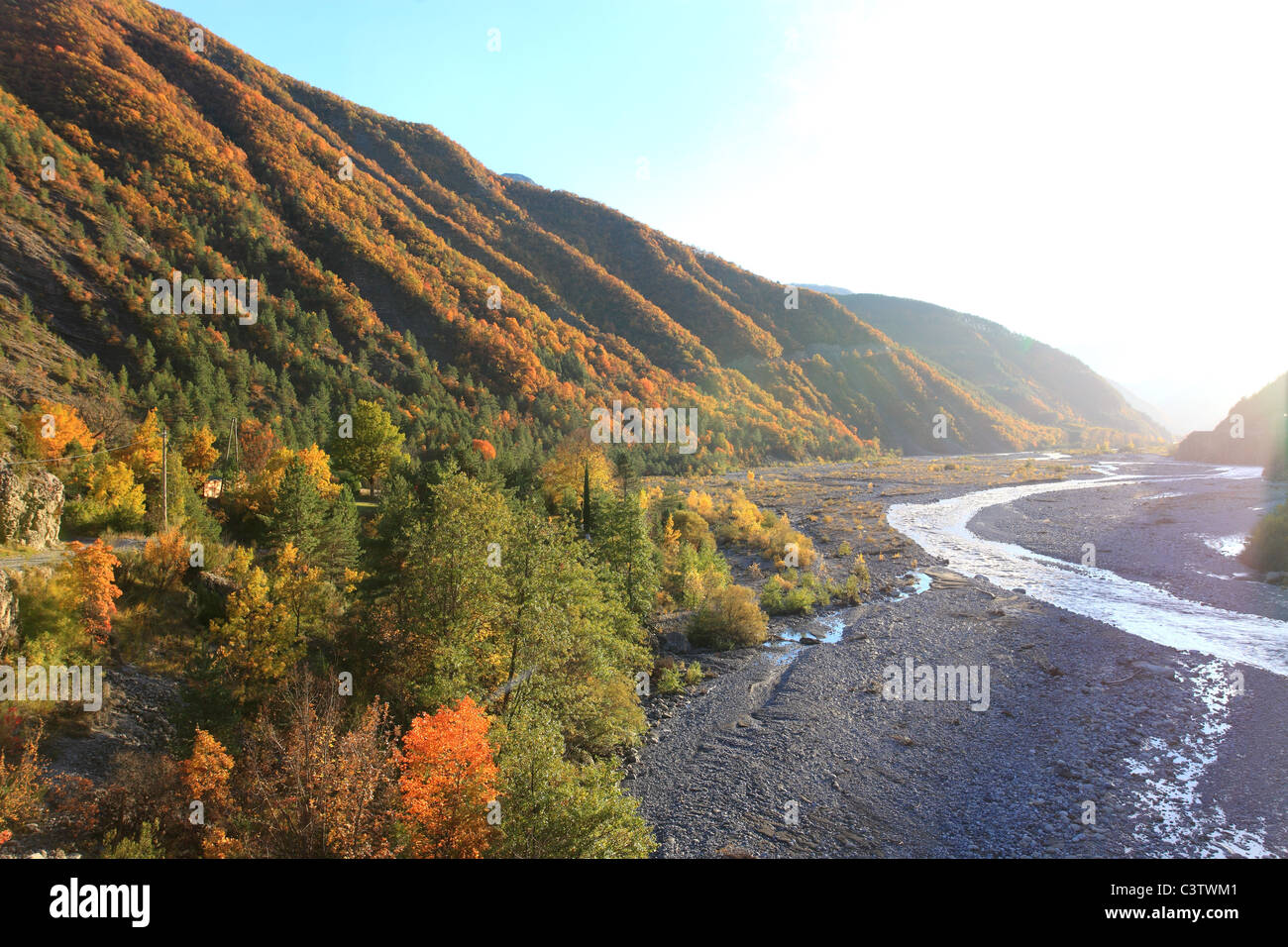The Var valley in the Alpes Maritimes Stock Photo - Alamy