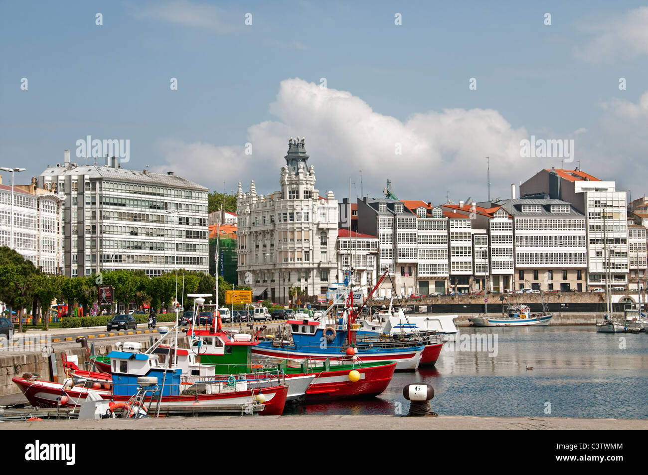 Port of la coruna hi-res stock photography and images - Alamy