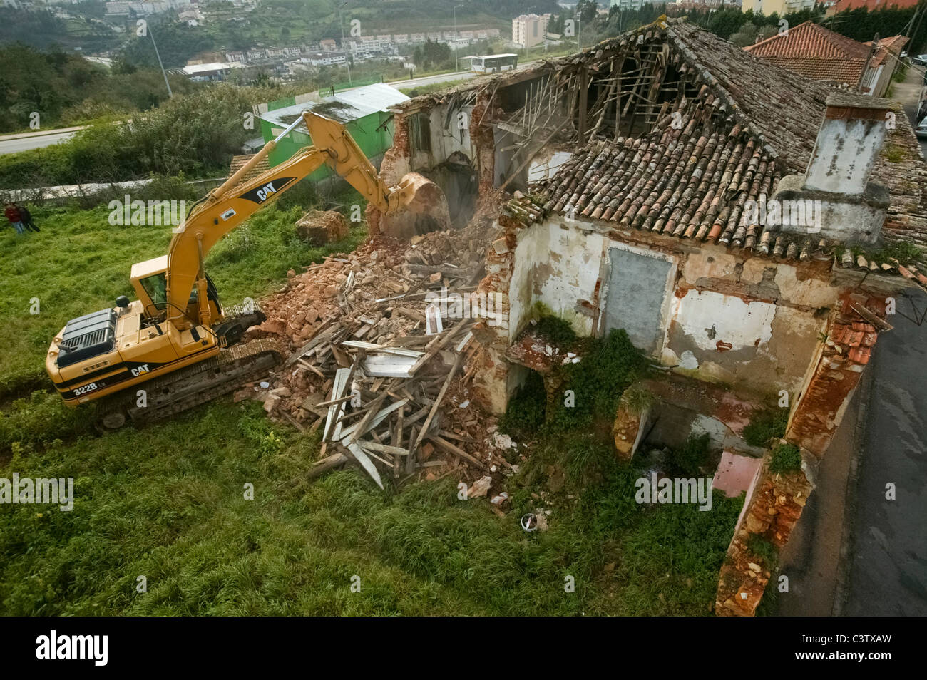 Bulldozer house hi-res stock photography and images - Alamy