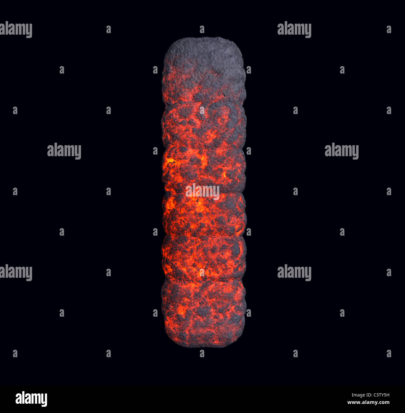 Hot metal font Stock Photo - Alamy