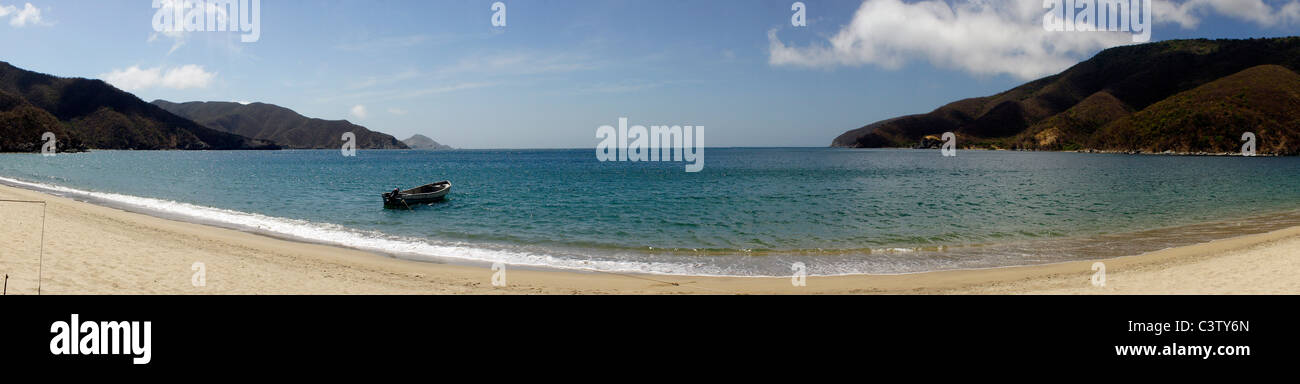Panoramic view of Bahía Concha, Colombia Stock Photo - Alamy