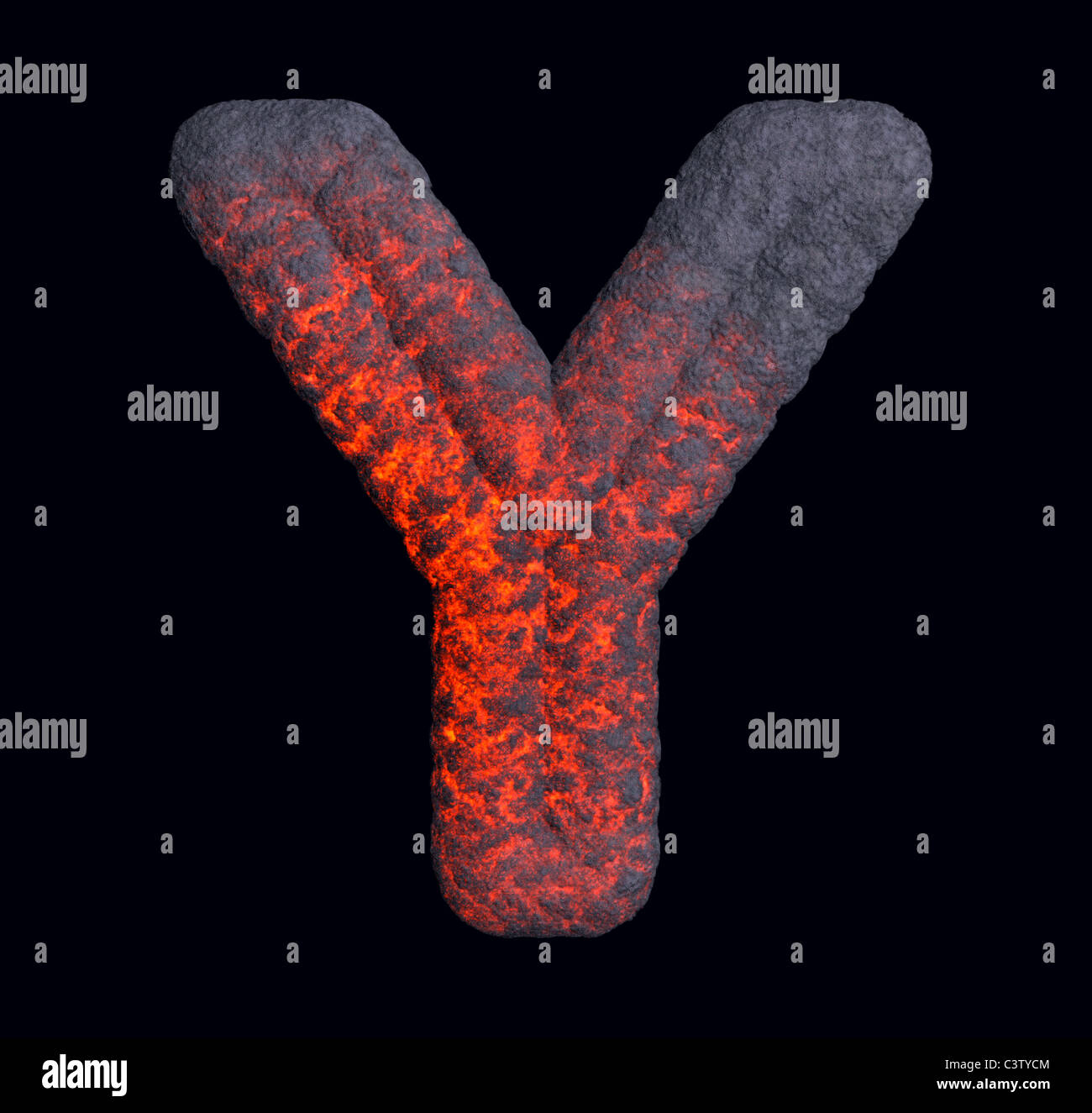 Hot metal font Stock Photo - Alamy