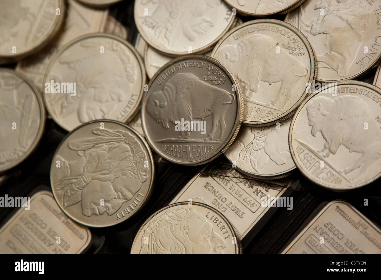 Silver coin certificate hi-res stock photography and images - Alamy