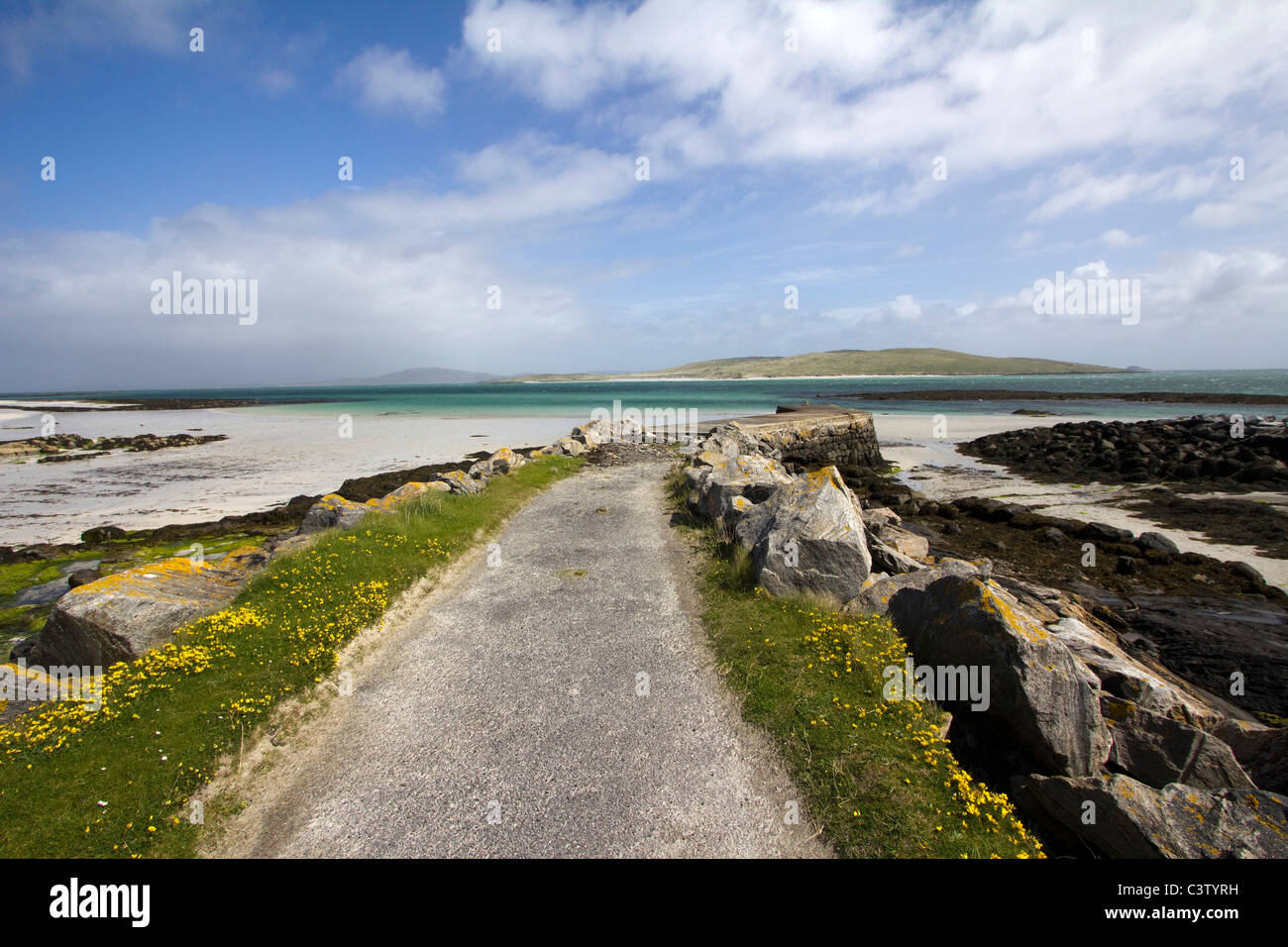 eoligarry old disused jetty isle of barra outer hebrides western isles ...