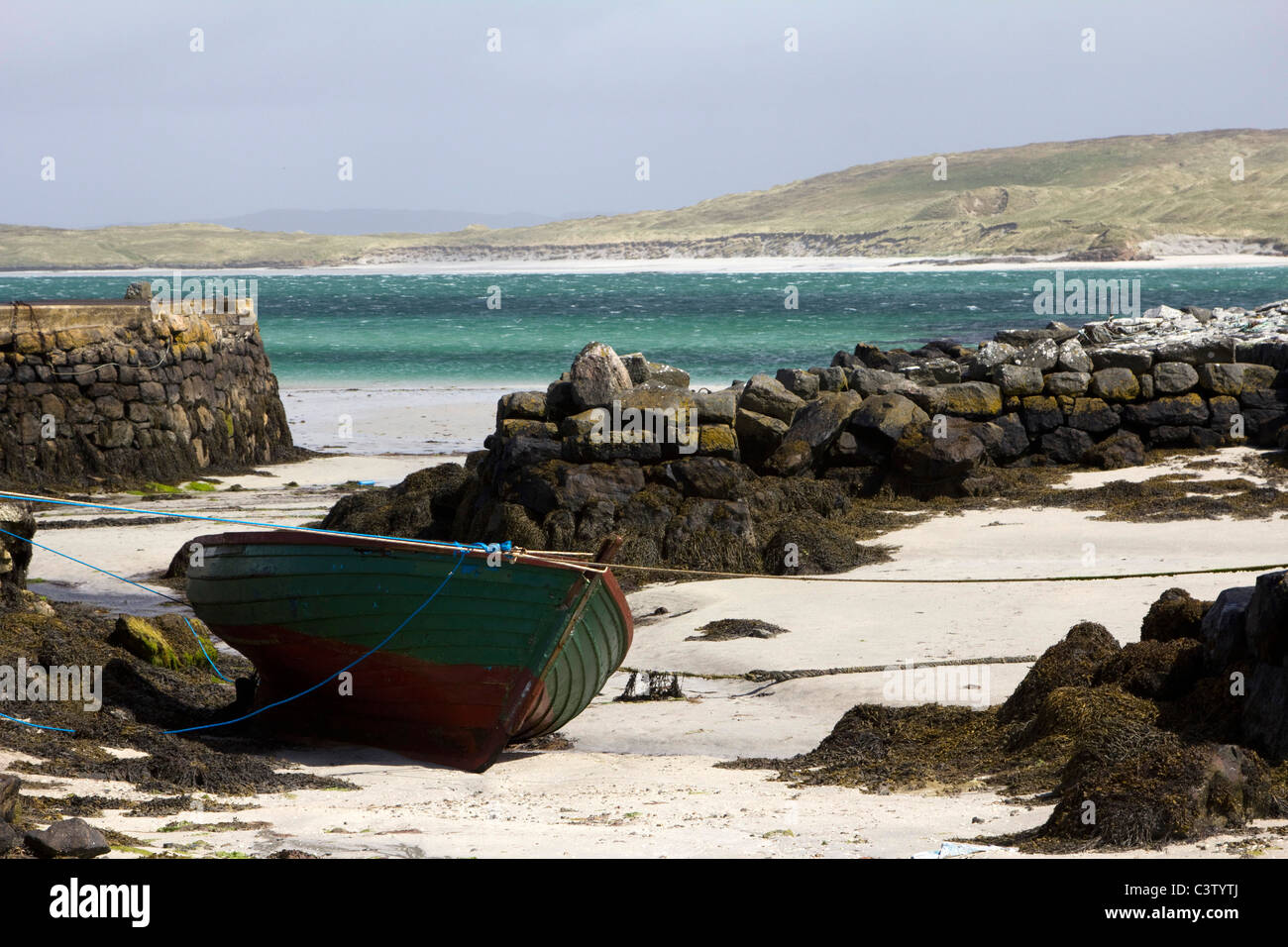 eoligarry old disused jetty isle of barra outer hebrides western isles ...