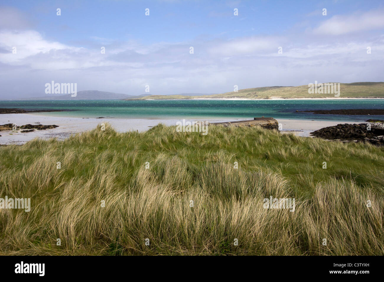 eoligarry old disused jetty isle of barra outer hebrides western isles ...