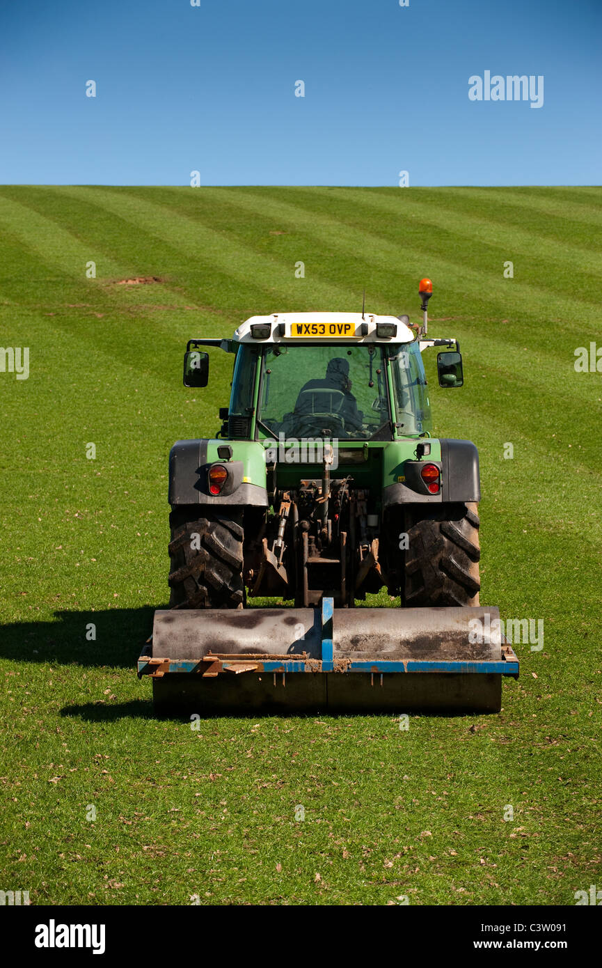 Farmer rolling field hi-res stock photography and images - Alamy