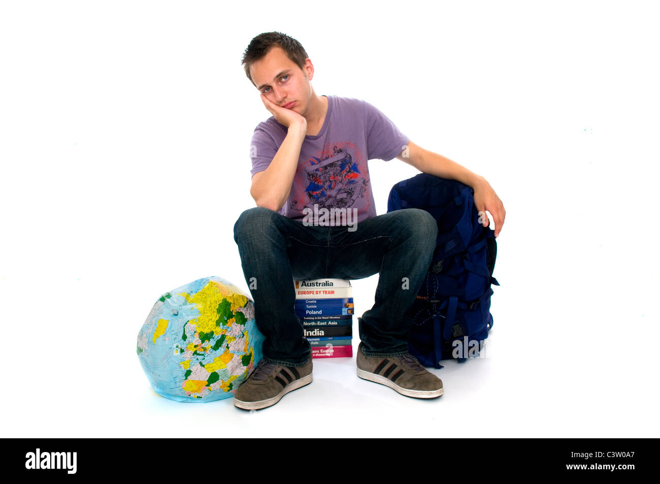 Lonely traveller Cut Out Stock Images & Pictures - Alamy