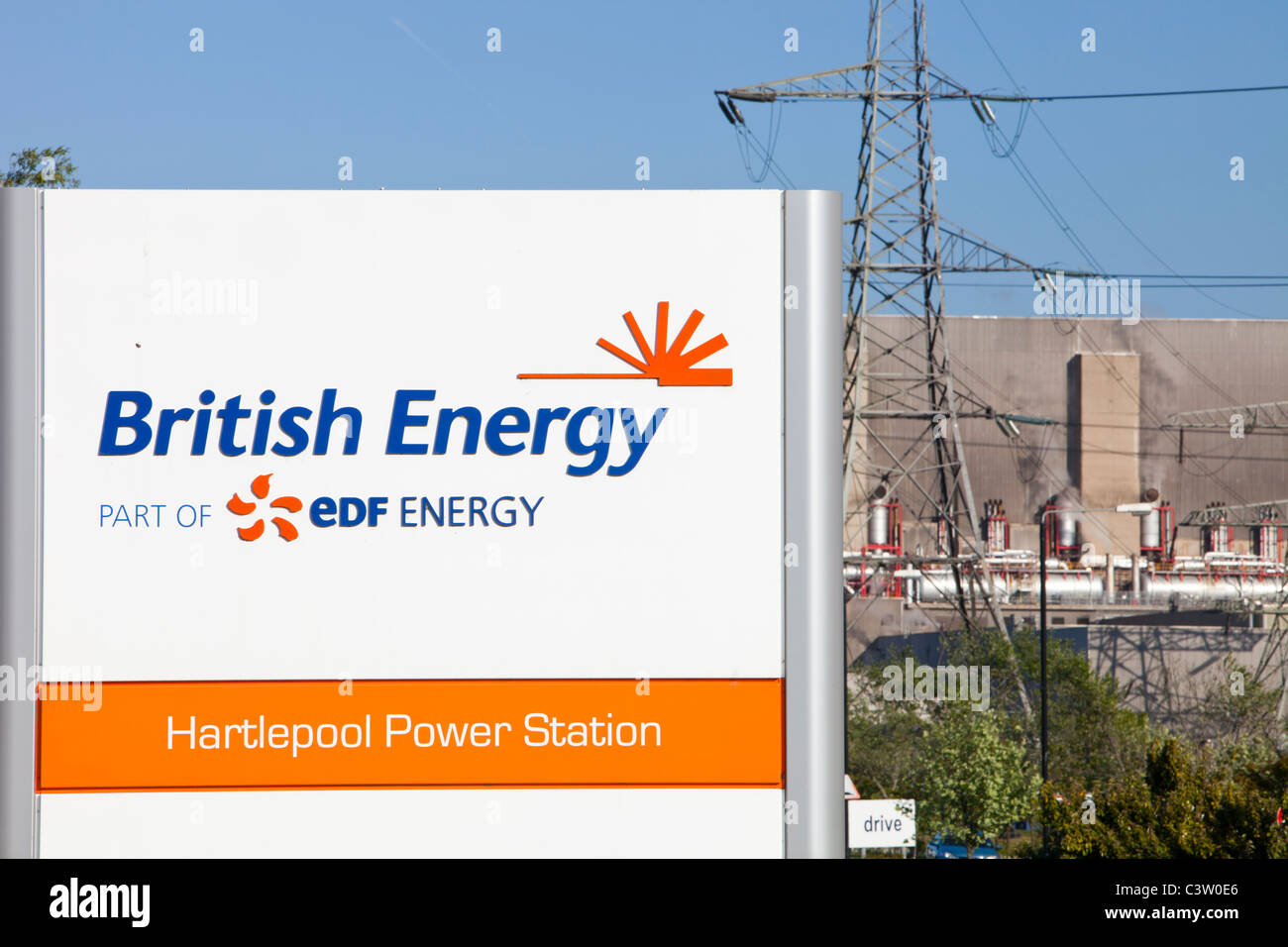 Hartlepool nuclear power station on Teeside, UK Stock Photo - Alamy