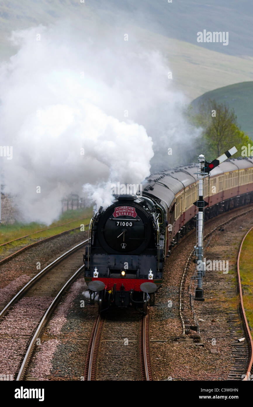 1950s 50s BR Class 8 Pacific No 7100 Nose of Duke of Gloucester ...