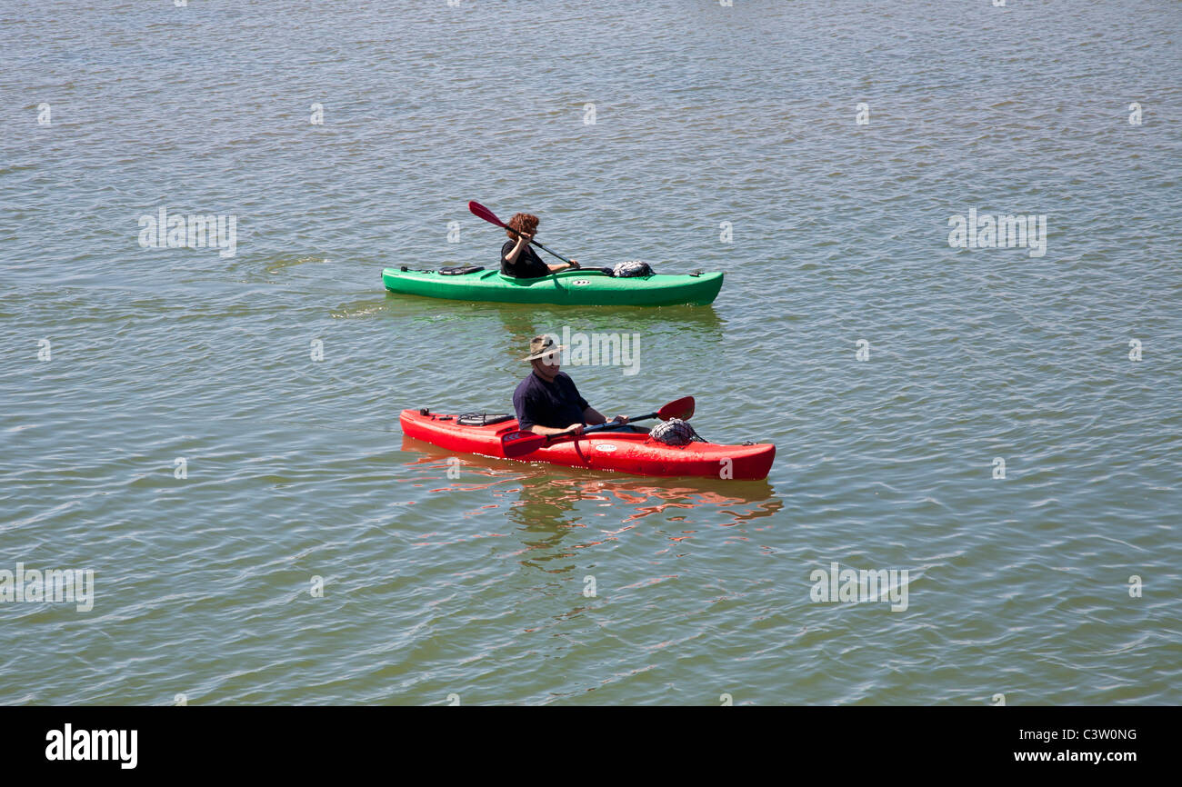 Man woman canoe canoeing hi-res stock photography and images - Alamy