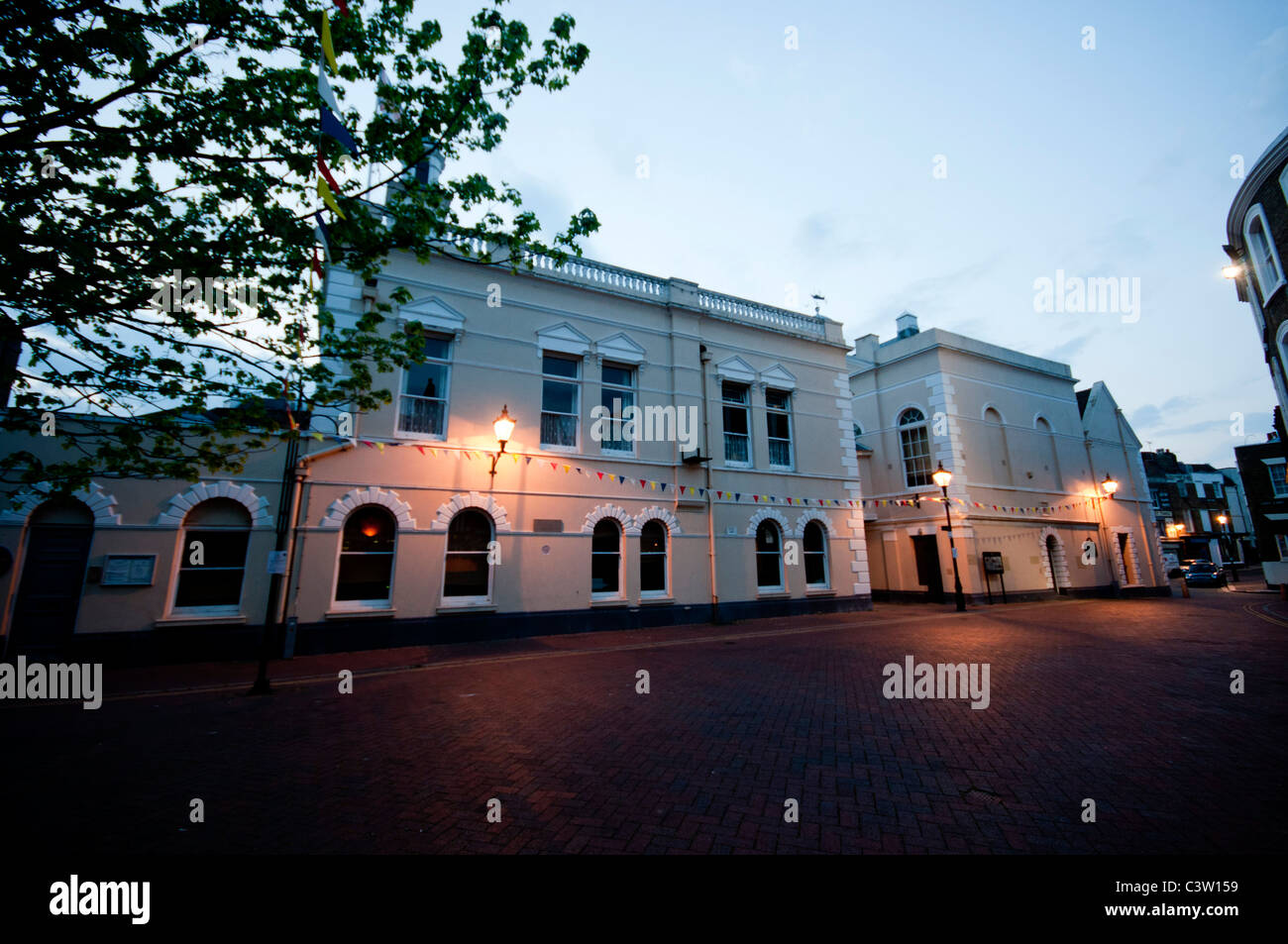 Market street Margate Isle of thanet Kent England UK seaside town ...