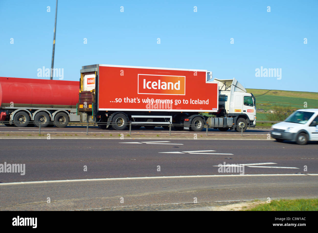 Iceland delivery van hi-res stock photography and images - Alamy