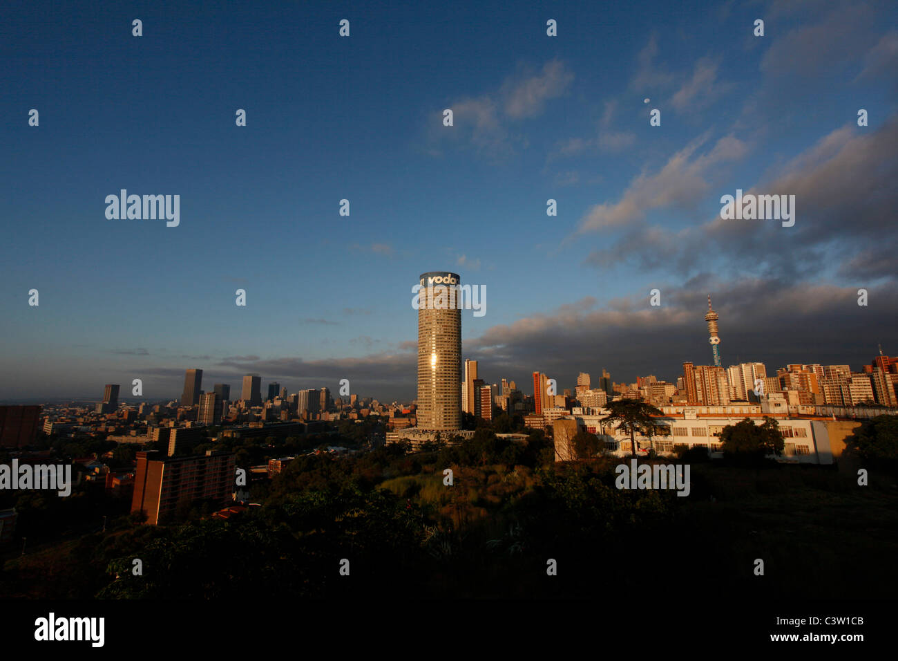 A landscape view of the city of downtown Johannesburg Stock Photo - Alamy