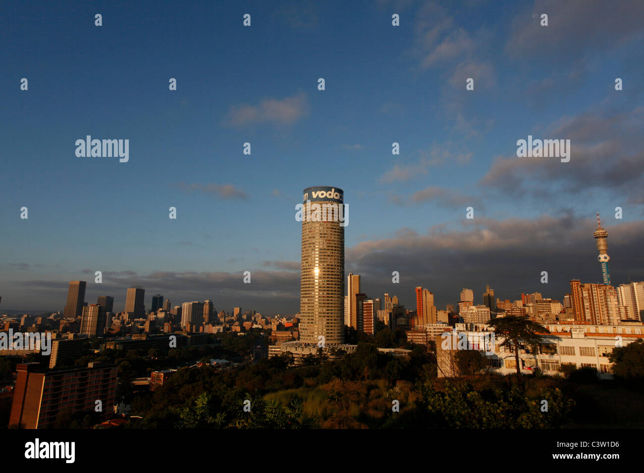 A landscape view of the city of downtown Johannesburg Stock Photo - Alamy