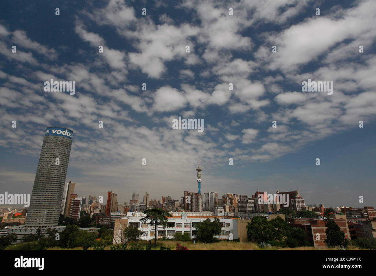 A landscape view of the city of downtown Johannesburg Stock Photo - Alamy